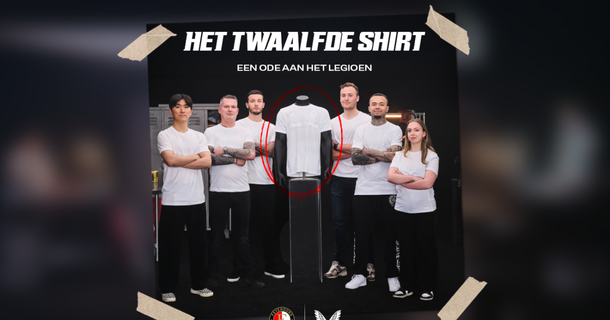 Feyenoord en Castore lanceren unieke shirtcampagne: Het Twaalfde Shirt ...