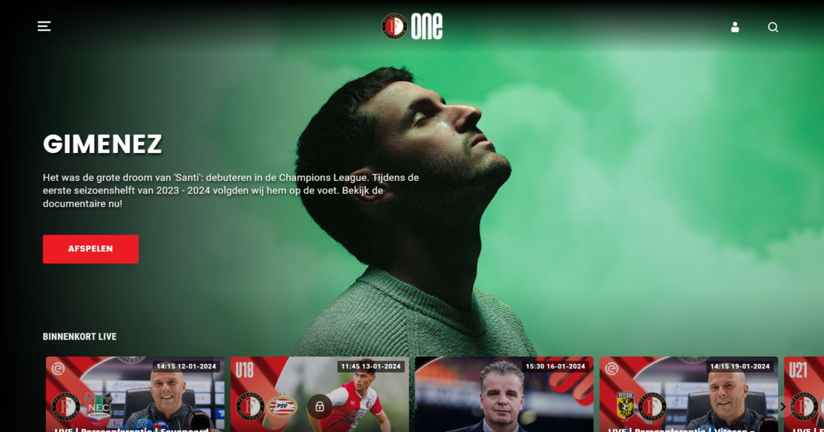 Het laatste sportmarketingnieuws: Feyenoord lanceert eigen streamingdienst | SPORTNEXT - De ...